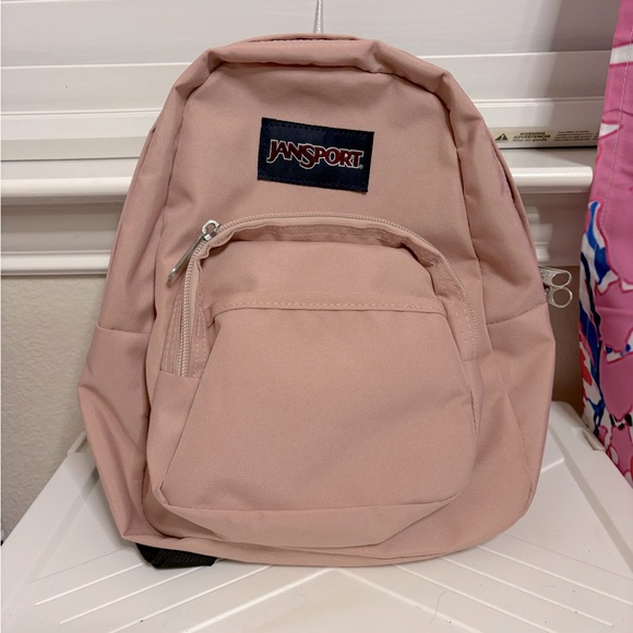 Jansport | Bags | Vintage Style Light Pink Jansport Half Pint Backpack ...